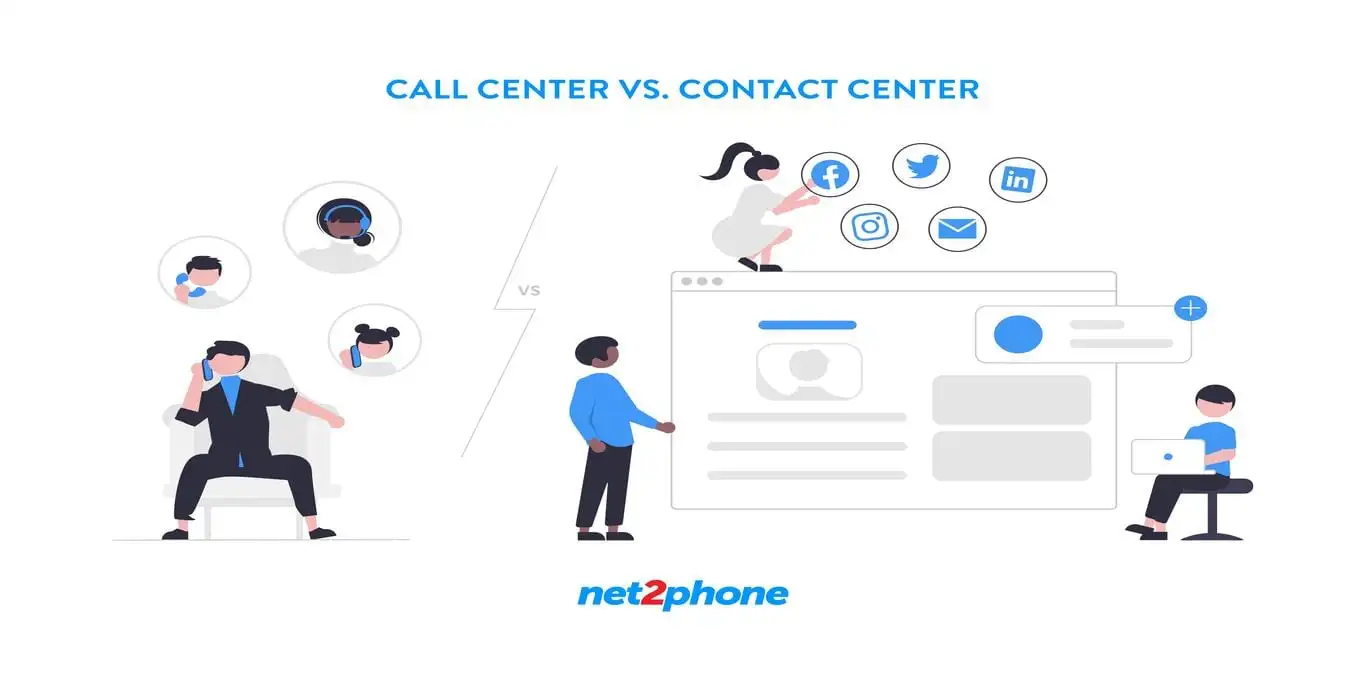 Contact Center Vs Call Center: Why It Matters | net2phone